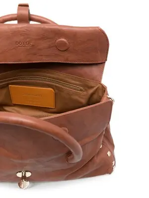 ZANELLATO Dotta Officina Small Leather Handbag - Brown