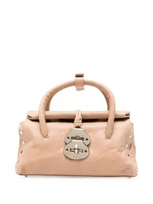 ZANELLATO Dotta Officina Baby Leather Handbag - Beige