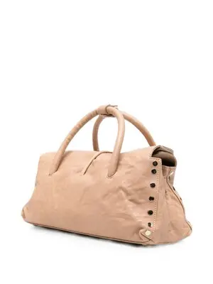 ZANELLATO Dotta Officina Small Leather Handbag - Beige