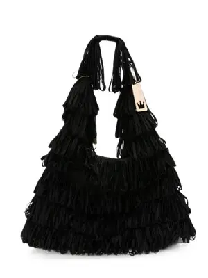 LA MILANESA Capucine Medium Handbag - Black