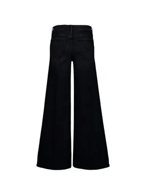 MOTHER The Roller Sneak Denim Jeans - Black