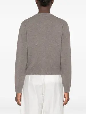 Fabiana Filippi Embellished Wool Cardigan - Brown