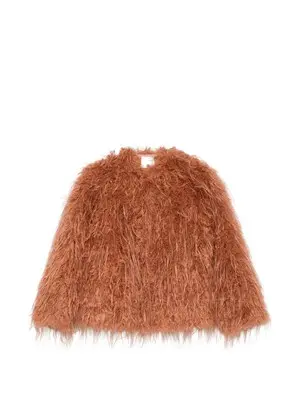 FORTE_FORTE Forte Forte Ecofur Blouson Jacket Brown