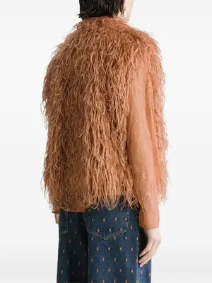 FORTE_FORTE Ecofur Vest - Brown
