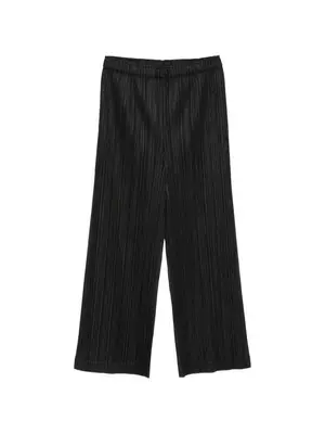 Issey Miyake Pleated Wide-leg Trousers