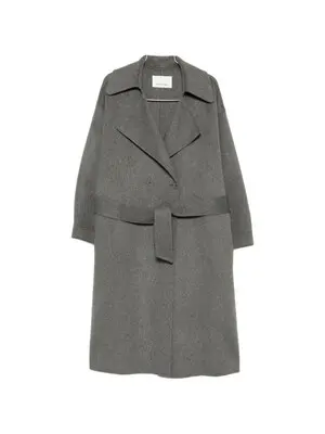 THE FRANKIE SHOP Issen Wool Blend Coat - Grey