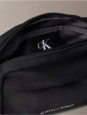 Calvin Klein Nylon Monologo Crossbody Bag