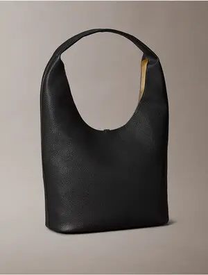 Calvin Klein Lock Large Shoulder Bag - Black