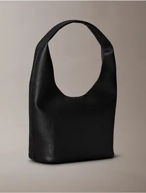 Calvin Klein Lock Medium Shoulder Bag - Black