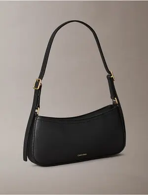 Calvin Klein Monogram Shoulder Bag - Black