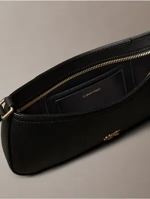 Calvin Klein Monogram Shoulder Bag - Black