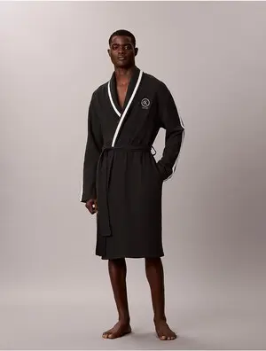 Calvin Klein Brushed Waffle Robe