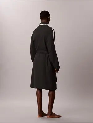 Calvin Klein Brushed Waffle Robe