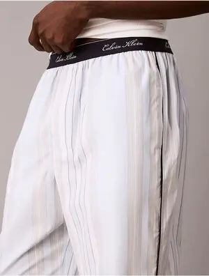 Calvin Klein Cotton Poplin Script Sleep Pants