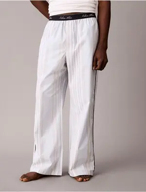 Calvin Klein Cotton Poplin Script Sleep Pants