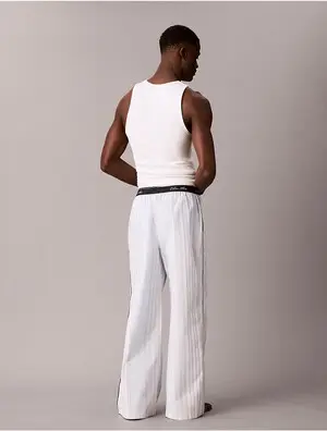 Calvin Klein Cotton Poplin Script Sleep Pants