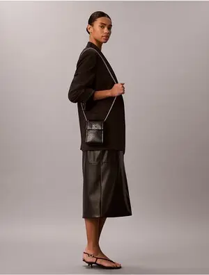 Calvin Klein Emblem Hardware Phone Crossbody