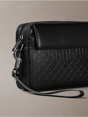 Calvin Klein Allover Emblem Logo Pouch