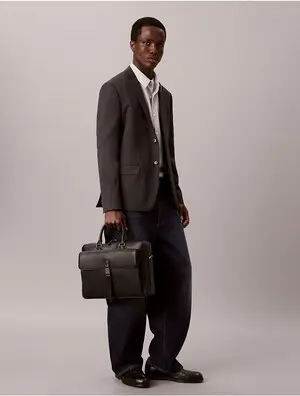 Calvin Klein Emblem Logo Commuter Bag