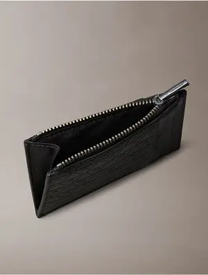 Calvin Klein Allover Emblem Logo Card Case