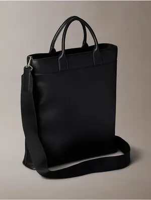Calvin Klein Raised Logo Slim Commuter Bag