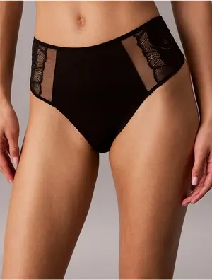 Calvin Klein Geo Lace High Waist Thong