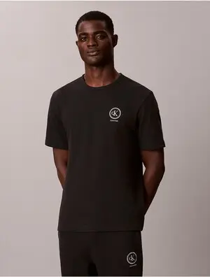 Calvin Klein Brushed Waffle Sleep Joggers - Black