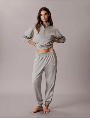 Calvin Klein Cotton Jersey Sweatshirt - Grey Heather