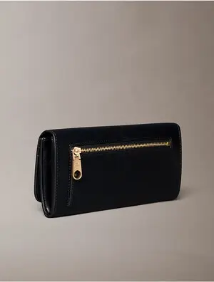 Calvin Klein Monogram Hardware Long Wallet