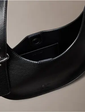 Calvin Klein Crescent Asymmetrical Shoulder Bag - Black