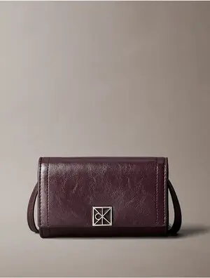 Calvin Klein Emblem Logo Wallet - Fudge