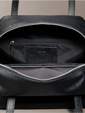 Calvin Klein Embossed Monologo Pocket Tote Bag