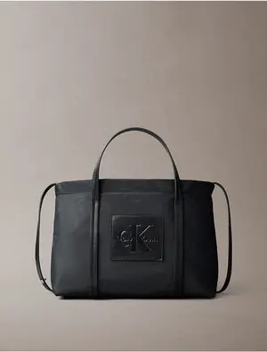 Calvin Klein Nylon Small Tote Crossbody Bag