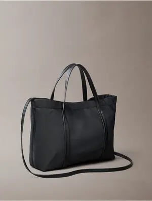 Calvin Klein Nylon Small Tote Crossbody Bag