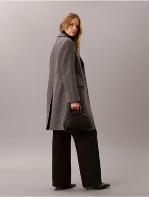 Calvin Klein Monogram Mini Dome Bauletto Bag