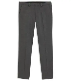 Hugo Melange Stretch Wool Extra-slim Fit Dress Pants