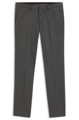 Hugo Melange Stretch Wool Extra-slim Fit Dress Pants