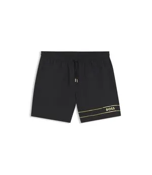 BOSS Swim Shorts With Foil-print Logo