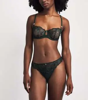 AUBADE Vibes Half-cup Bra - Green