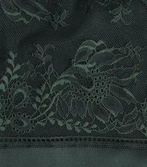 AUBADE Silk-blend Midnight Whisper Robe - Green