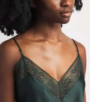 AUBADE Silk-blend Lace Trim Camisole