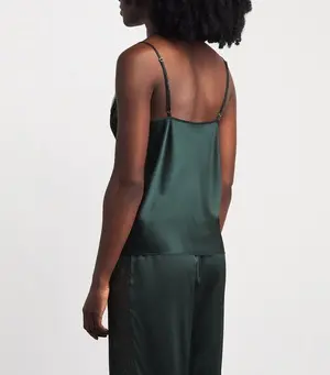 AUBADE Silk-blend Lace Trim Camisole
