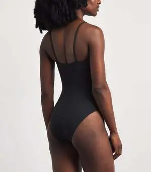ERES Square-neck Aquarelle One-piece Swimsuit