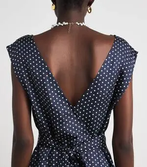 DÔEN Silk-blend Tahlia Mini Dress