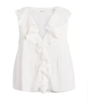 DÔEN Organic Cotton Hilda Ruffle Top