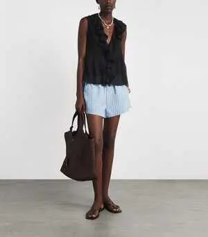 DÔEN Organic Cotton Hilda Ruffle Top
