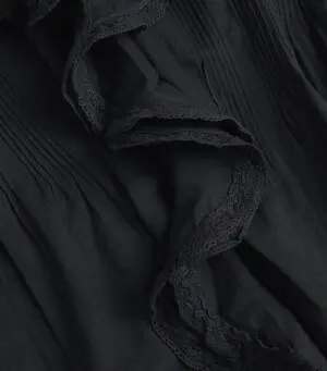 DÔEN Organic Cotton Hilda Ruffle Top