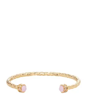 Halcyon Days Salamander Torque Bangle - Pink