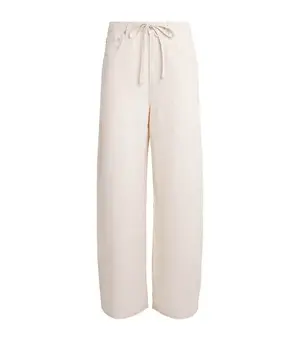 Citizens Of Humanity Brynn Wide Leg Drawstring Trousers - Ivory