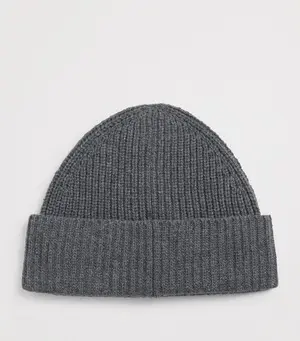 A.p.c. Wool-cashmere Ribbed Beanie